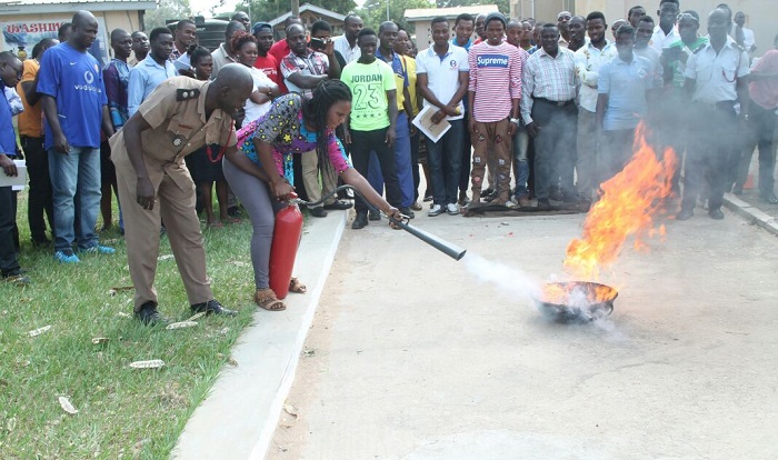 Filling station operators undergo fire safety training - Graphic Online