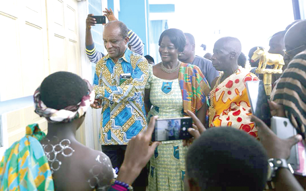 Tullow Ghana constructs assembly hall for Half Assini SHS - Graphic Online