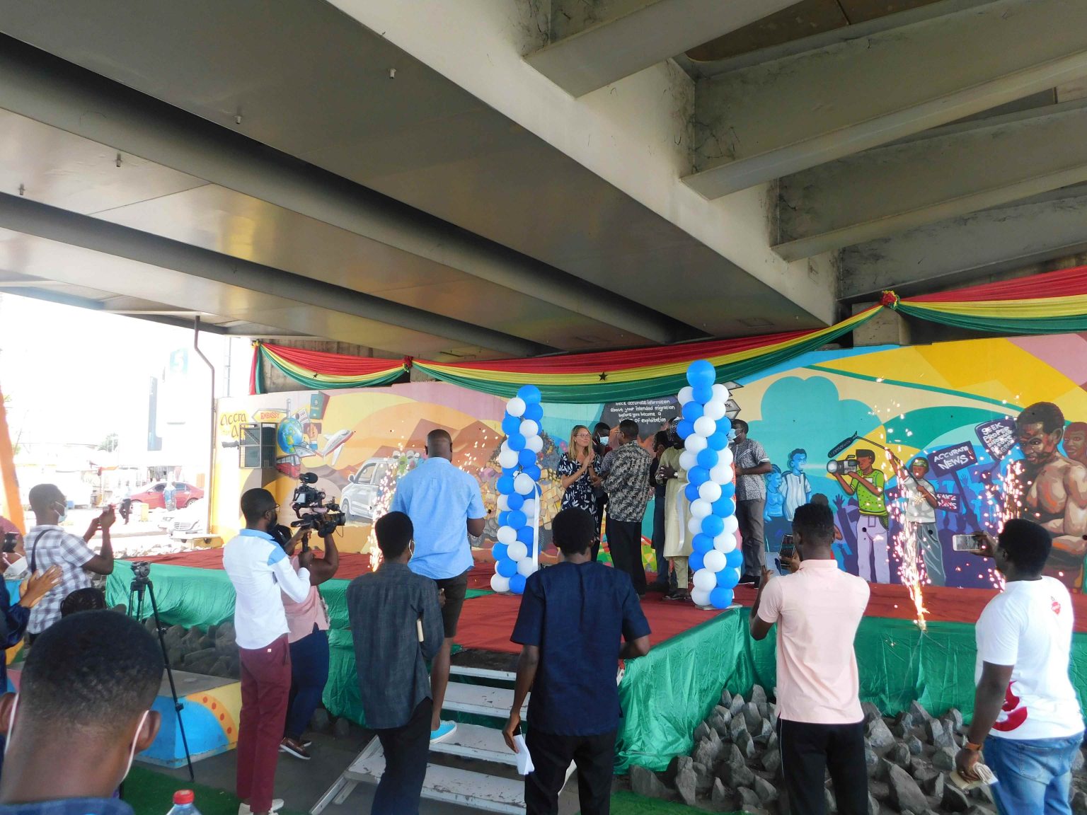 Ghana Grafitti, UNESCO unveil mural at Kwame Nkrumah Circle - Graphic ...