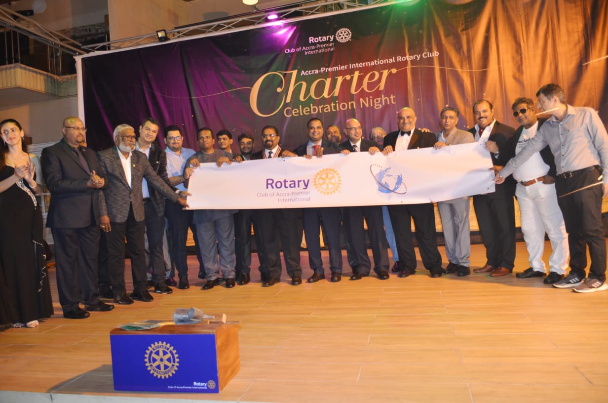 Rotary Club of Accra-Premier International joins the Rotary family with ...