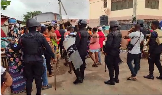 Awoshie Mangoase residents protest pedestrian knockdowns on Awoshie ...