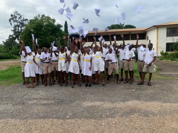 JHS students celebrate after BECE - Graphic Online