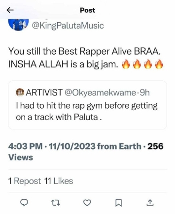 King Paluta praises Okyeame Kwame as best rapper alive - Graphic Online