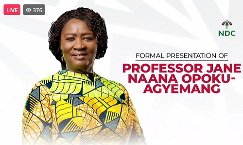 LIVE: Watch the outdooring of John Mahama's running mate Prof Naana ...