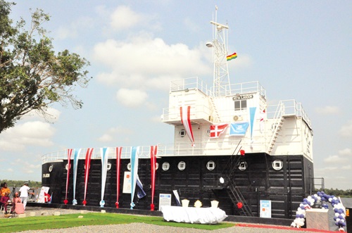 Anti-piracy training ship commissioned at Nutekpor Naval Training ...