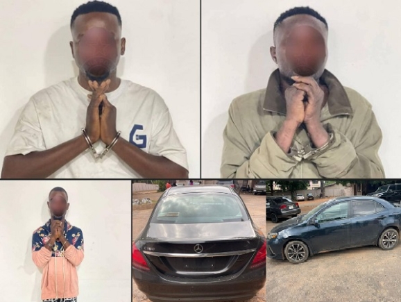 Police arrest three persons for robbery - Graphic Online