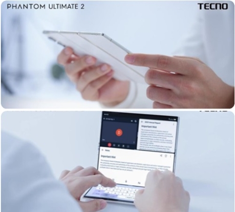 TECNO's new ultra-thin PHANTOM ULTIMATE 2 tri-fold concept - Explore a ...