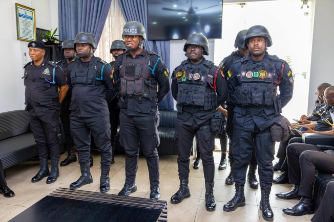 Seven police officers promoted for bravery in Tema MoMo robbery ...