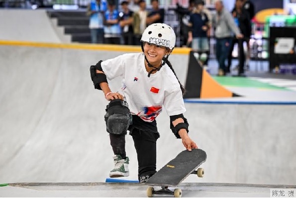 Meet 11-year-old Chinese skateboarder heading to Paris 2024 Olympics ...