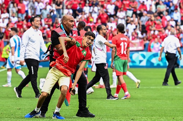 Paris 2024 Olympics: Morocco beat Argentina amid chaos following fan ...