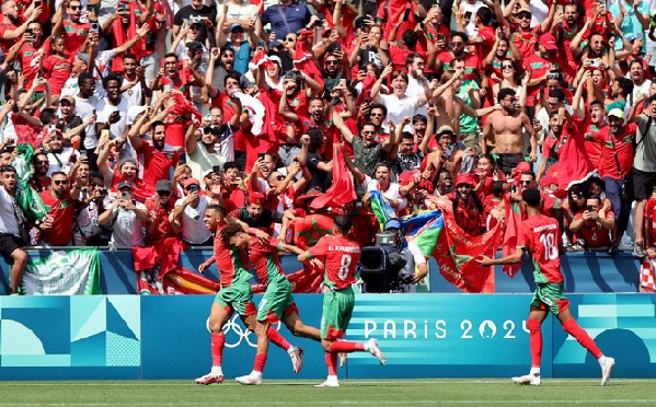 Paris 2024 Olympics: Morocco beat Argentina amid chaos following fan ...
