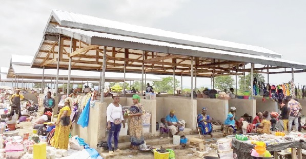 Banda gets first market to boost economic activities - Graphic Online