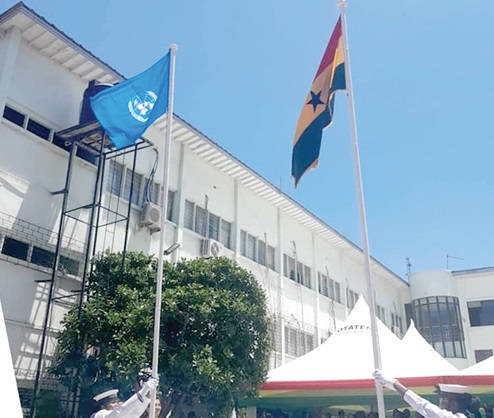 Ghana, UN hoist flags to commemorate World Food Day - Graphic Online