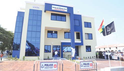 Central East Police Region gets new office building - Graphic Online