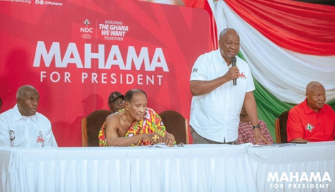 Mahama promises enhanced role for traditional leaders - Graphic Online