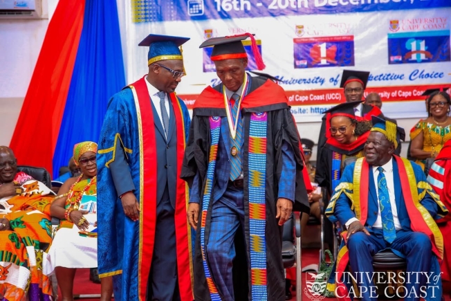 Meet 81-year-old father of UCC acting Vice-Chancellor Prof Aheto who ...