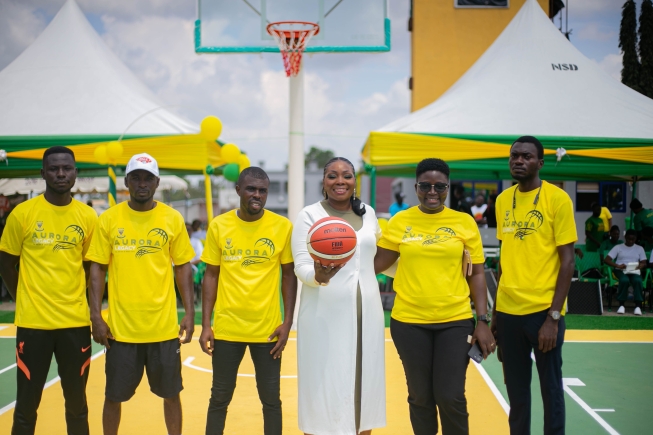 Aurora Legacy Project: Alumna donates multipurpose basketball court to ...