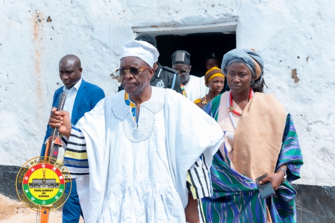 Speaker Bagbin cuts sod for Wa Naa Palace Meeting Hall - Graphic Online