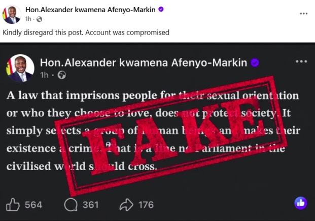 Minority Leader distances himself from viral LGBTQ post, says account ...