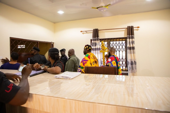 Oseadeeyo Nana Kumi Kodie hands over new police station to Ghana Police ...