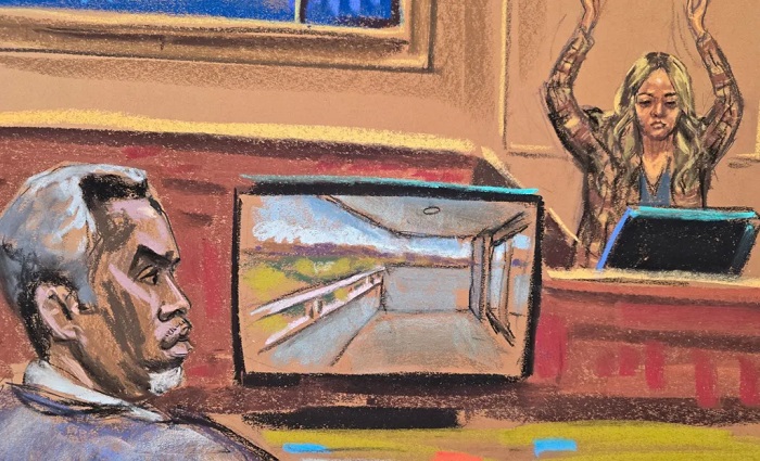 Witness testifies that Diddy dangled her over apartment balcony ...