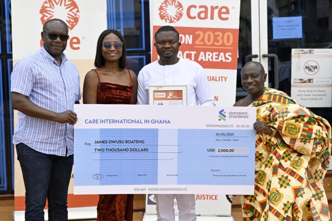 CARE Ghana honours James Owusu Boateng for 25 years of service ...