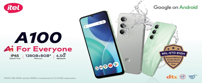itel launches A100 smartphone with strong-signal technology - Graphic ...