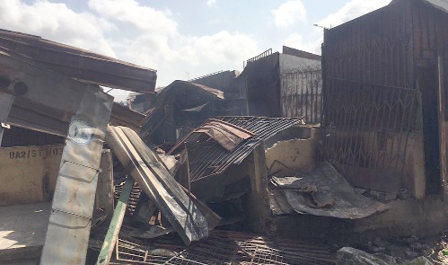 Traders count losses after Kasoa New Market fire - Graphic Online