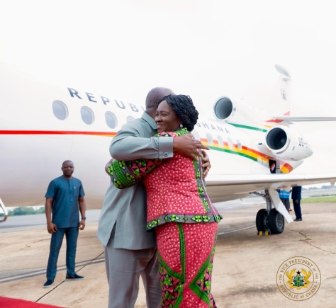 Veep welcomes President Mahama back to Accra after successful visits to ...