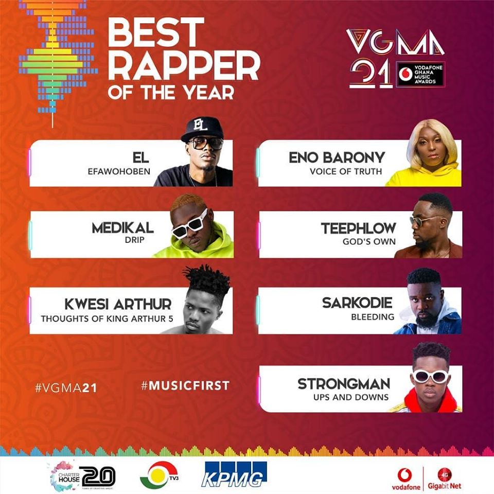 Full list of nominees for VGMA 2020 - Graphic Online