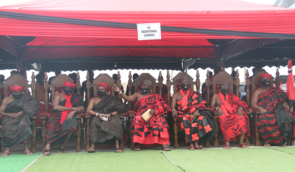 President, others pay respects to late La Mantse - Graphic Online