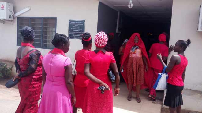 Ada women go ‘Red Friday’ in fight against Atsiakpo - Graphic Online